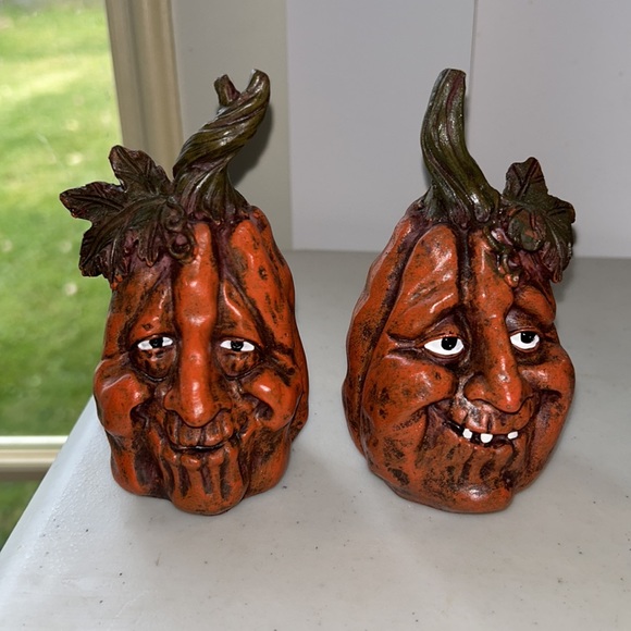 Vintage | Holiday | Human Faced Harvest Pumpkins | Poshmark